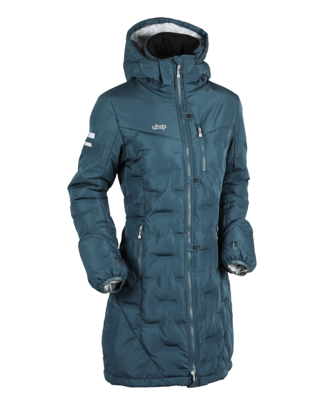 Uhip Parka Ice Stormy Weather Blue